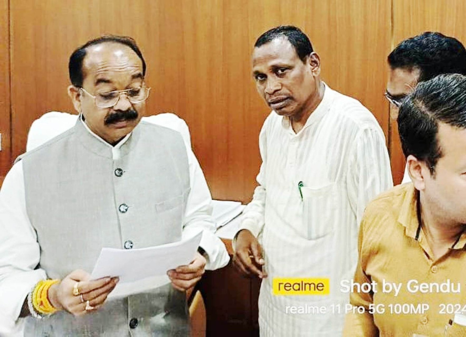 बिन्द्रानवागढ़ MLA जनक ध्रुव ने उपमुख्यमंत्री अरूण साव,वनमंत्री केदार ...